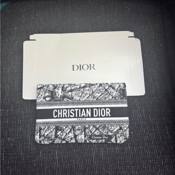 Dior | Bags | Christian Dior Black And White Map Pouch | Poshmark